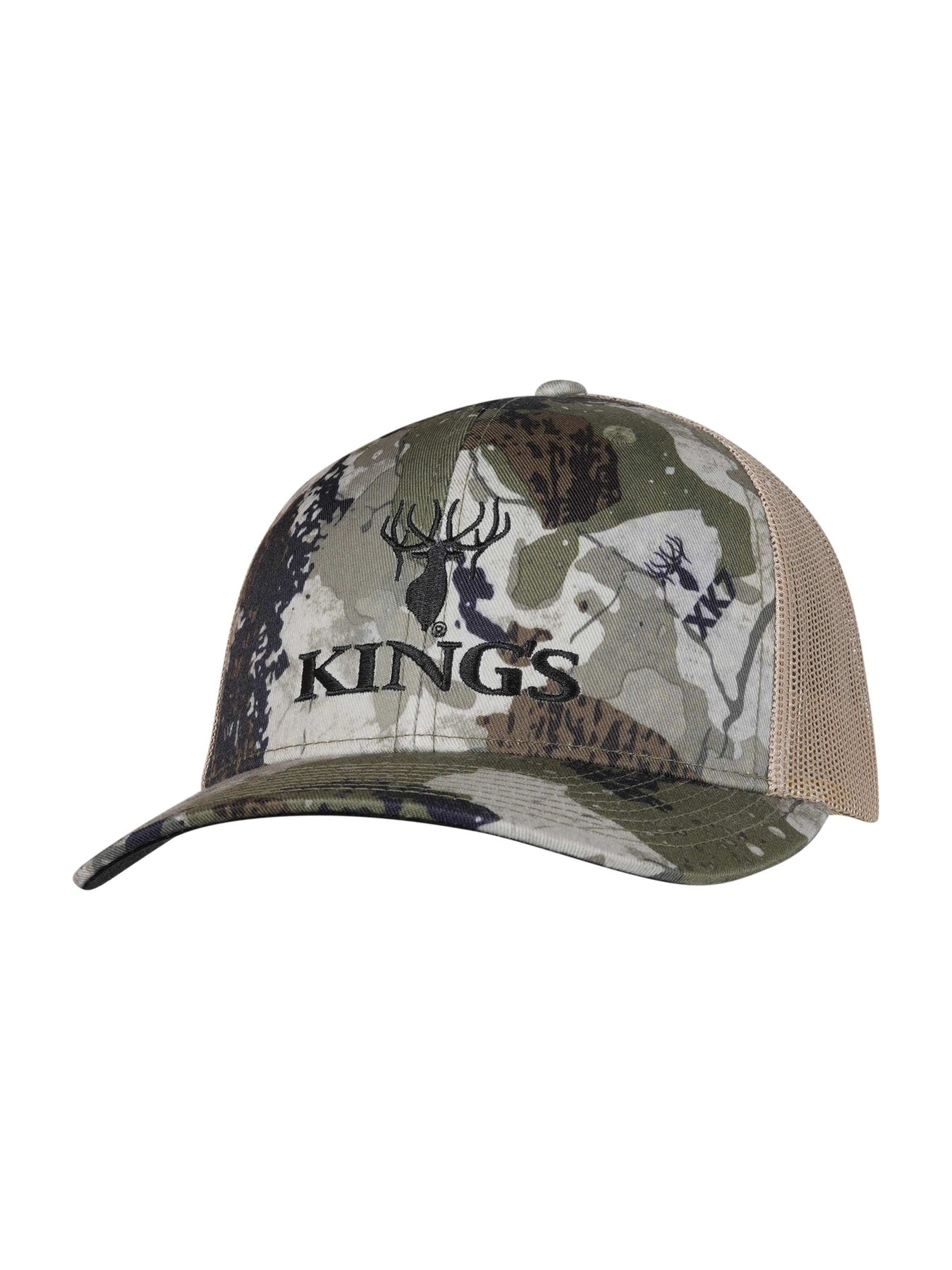 King Camo Richardson Camo Logo Snapback Cap | Miyar Adventures