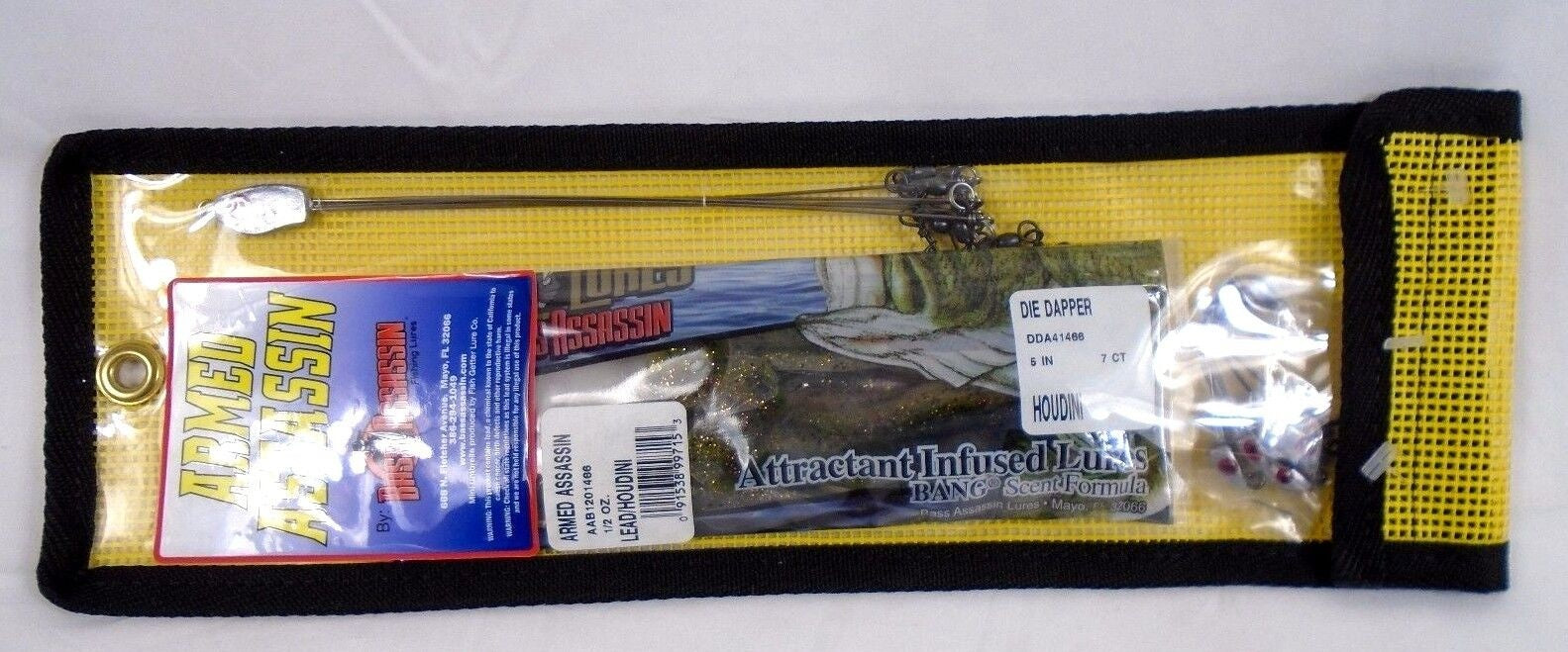 Bass Assassin Armed Assassin Lure Kit Lead/Houdini | Miyar Adventures
