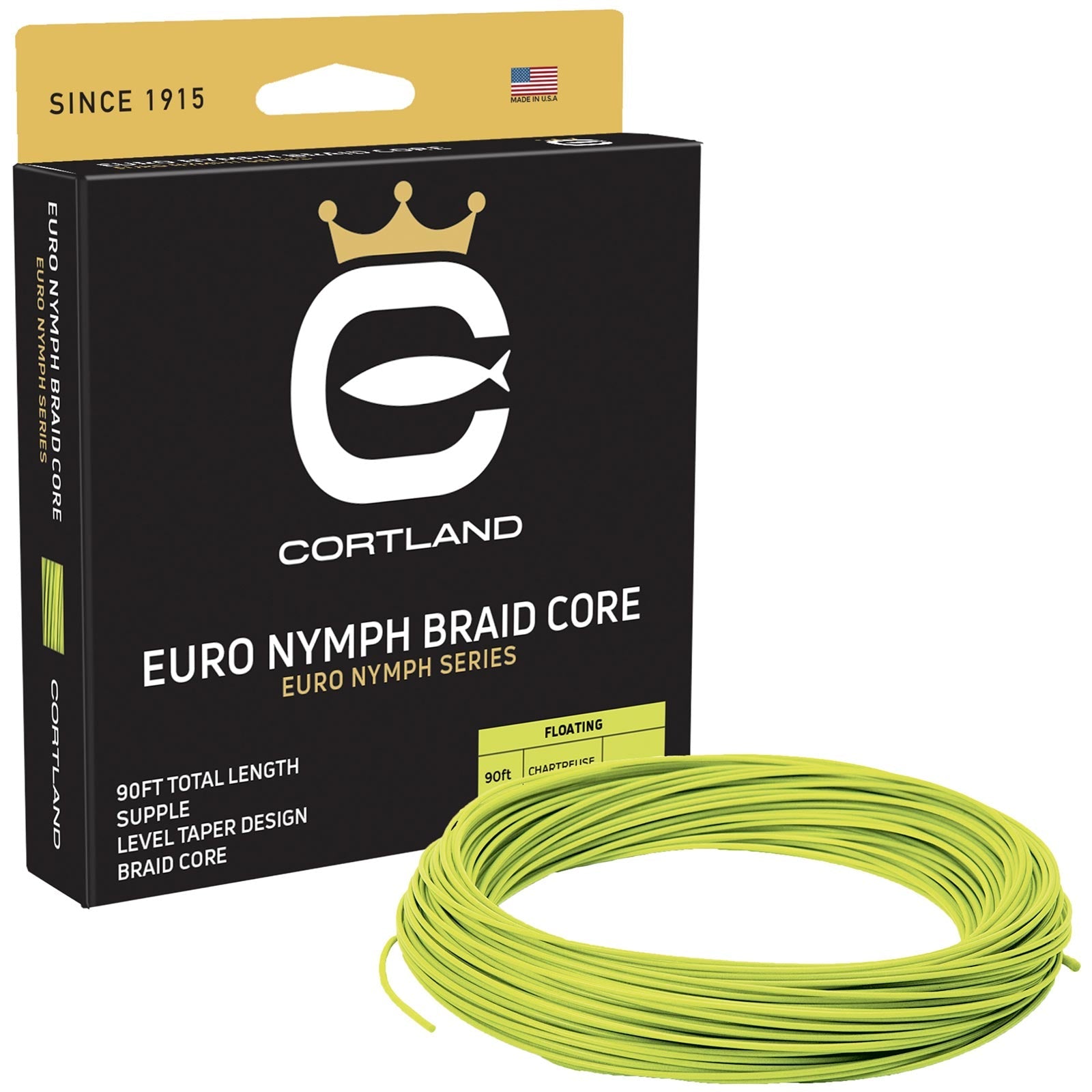 Cortland Euro Nymph Euro Nymph Braid Core - Sage Green | Miyar Adventures