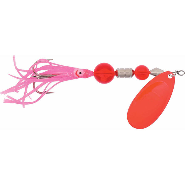 Yakima Bait Flash Glo Casting Spinner 5/8 Oz Fluorescent Red ZZZ ...