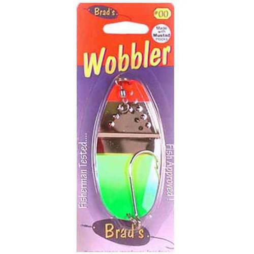 XXB B.S. Fish Tales Wobbler Red Nickel Chartreuse Green | Miyar Adventures