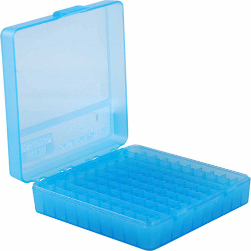 Mtm P-100 Flip-Top Pistol Ammo Box 1.3 Oal Blue Poly | Miyar Adventures