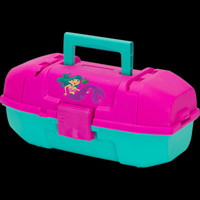 PLANO 500102 Youth Mermaid Tackle Box - Pink/Turquoise | Miyar Adventures