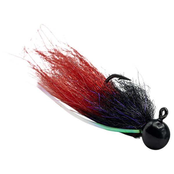 Mustad Addicted Tailout Twitcher Jig - 3/4 Oz. - Black/Red | Miyar ...