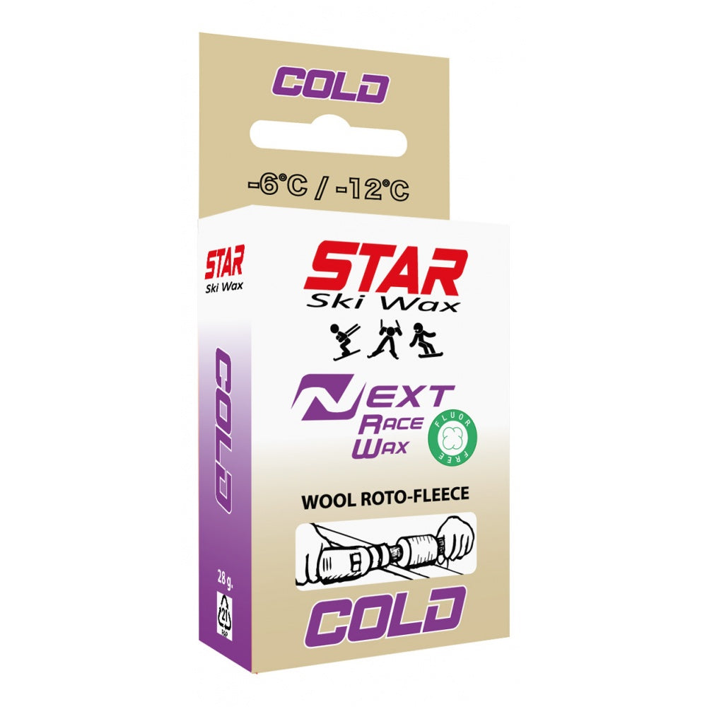Star Next Cold Fluoro-Free Block Ski Glide Wax 20G | Miyar Adventures