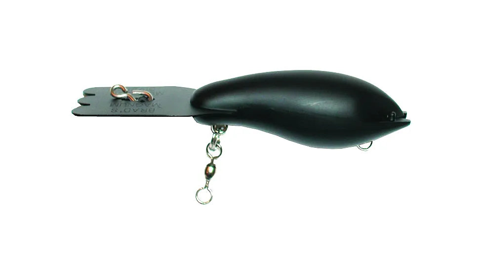 Brad's Mud Dog Diver Black Fishing Lure | Miyar Adventures