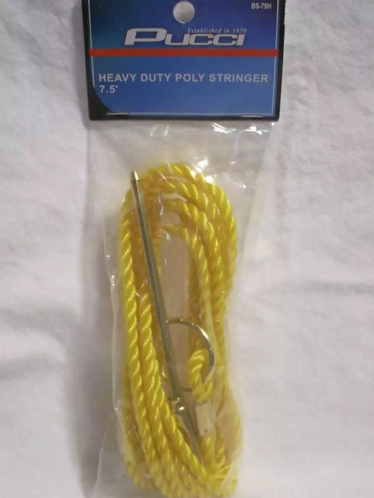 Pucci Yellow Braided Heavy Duty Poly Fishing Stringer | Miyar Adventures